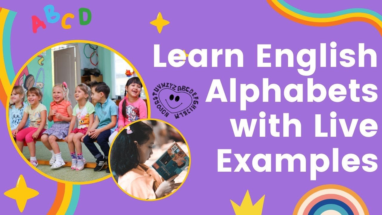 Learn English Alphabets with Live Examples , Preschool Syllabus ...