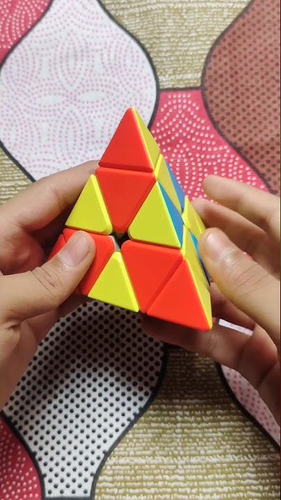 Pyraminx Cube New Pattern #shorts #viralshorts - YouTube