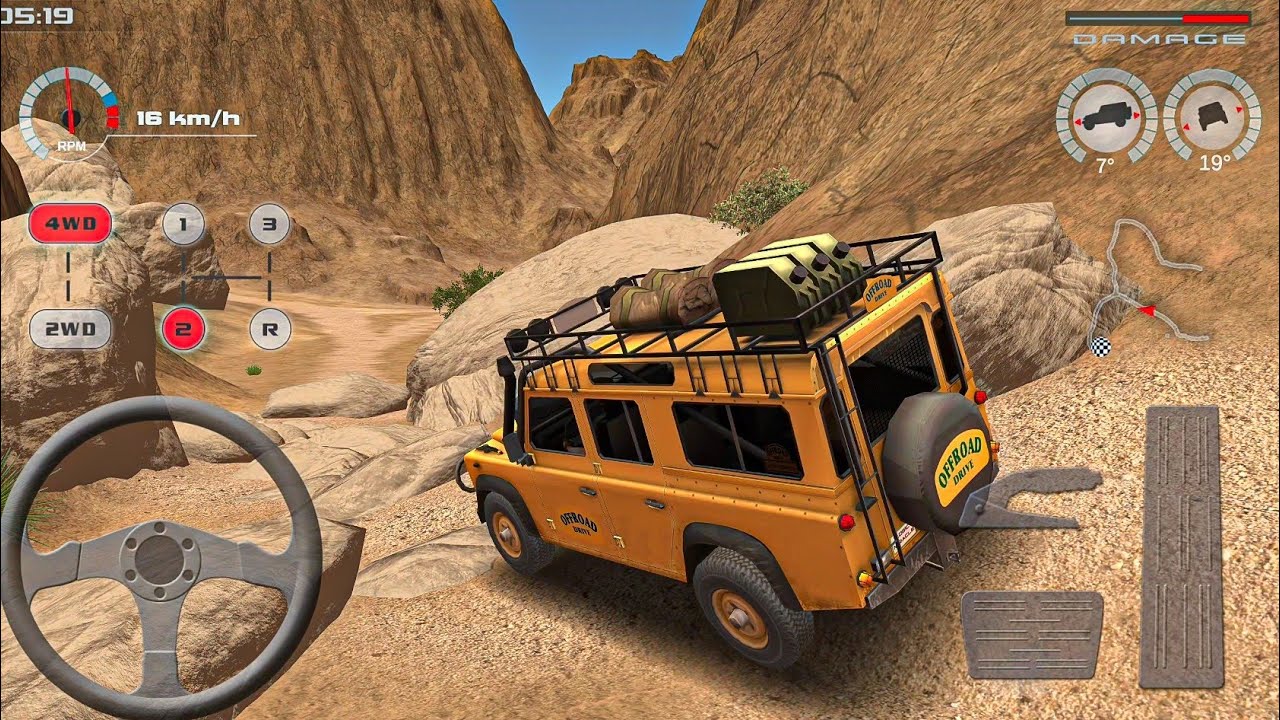 Off-road Drive Dessert - Land Rover Defender 110 level 7 - YouTube