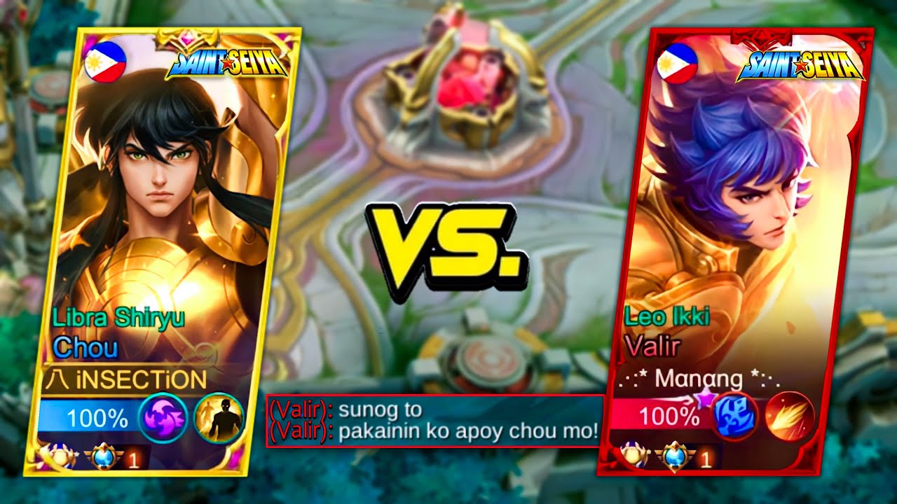 iNSECTiON CHOU VS TOP 1 SUPREME SAINT SEIYA VALIR! | who win? - YouTube