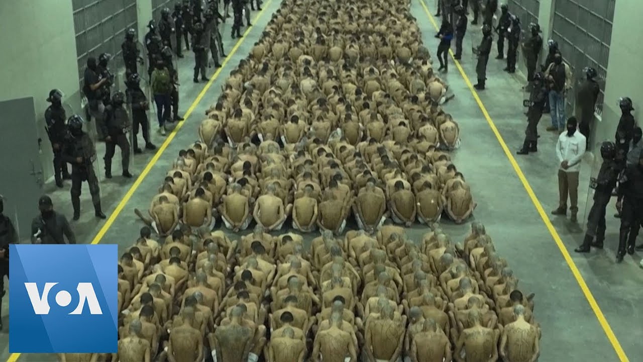 El Salvador Transfers 2,000 More Inmates to Mega Prison | VOA News ...