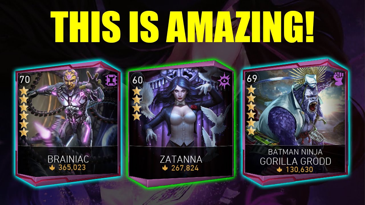 My New Favorite Zatanna Team Injustice 2 Mobile - YouTube