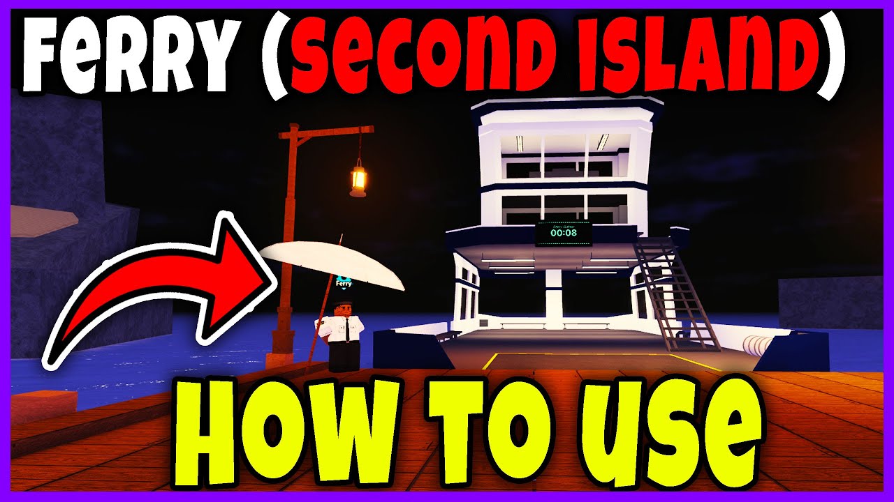 FERRY - HOW TO USE & TELEPORT TO SECOND ISLAND [DIG] - Roblox - YouTube
