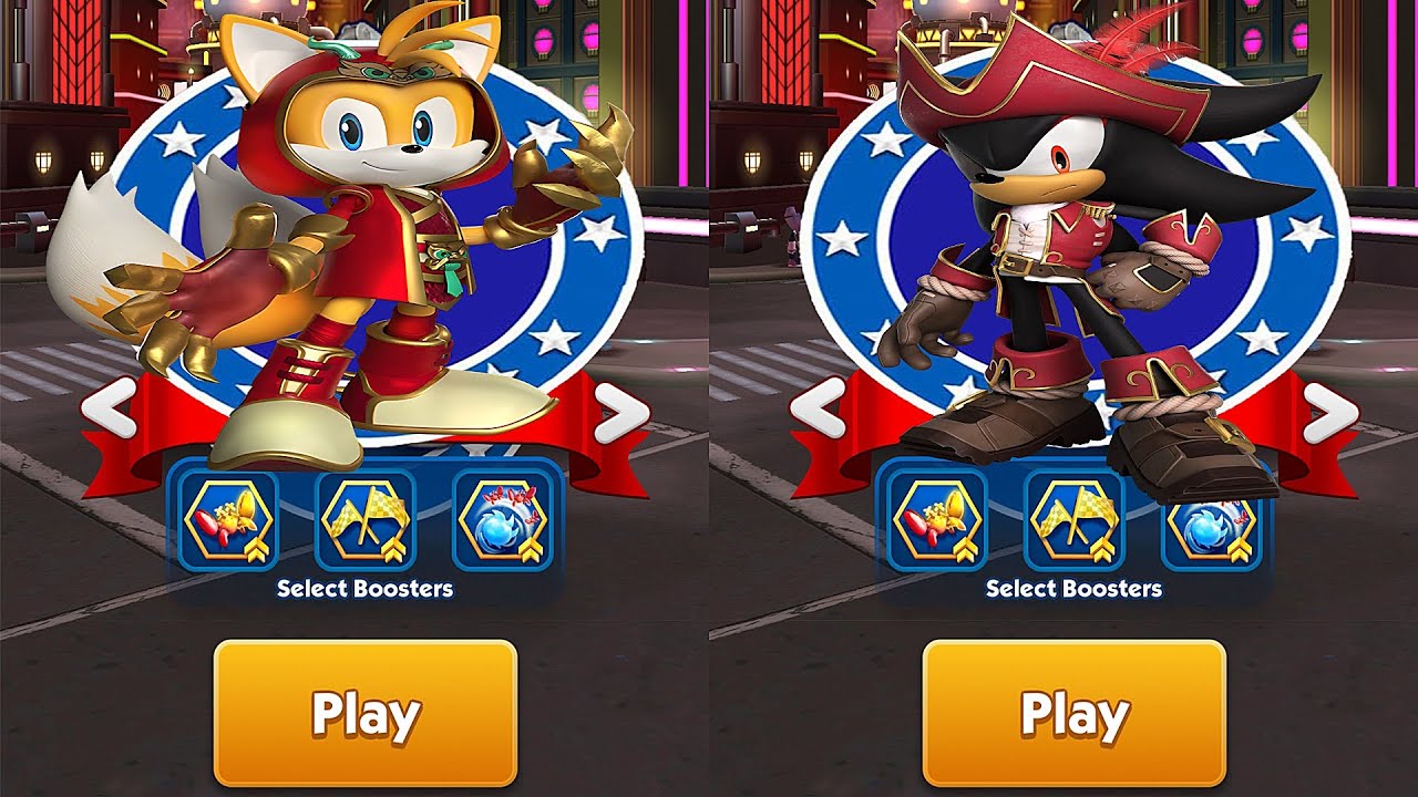 Sonic Prime Dash - DragonClaw Tails vs Pirate Shadow | All Characters ...