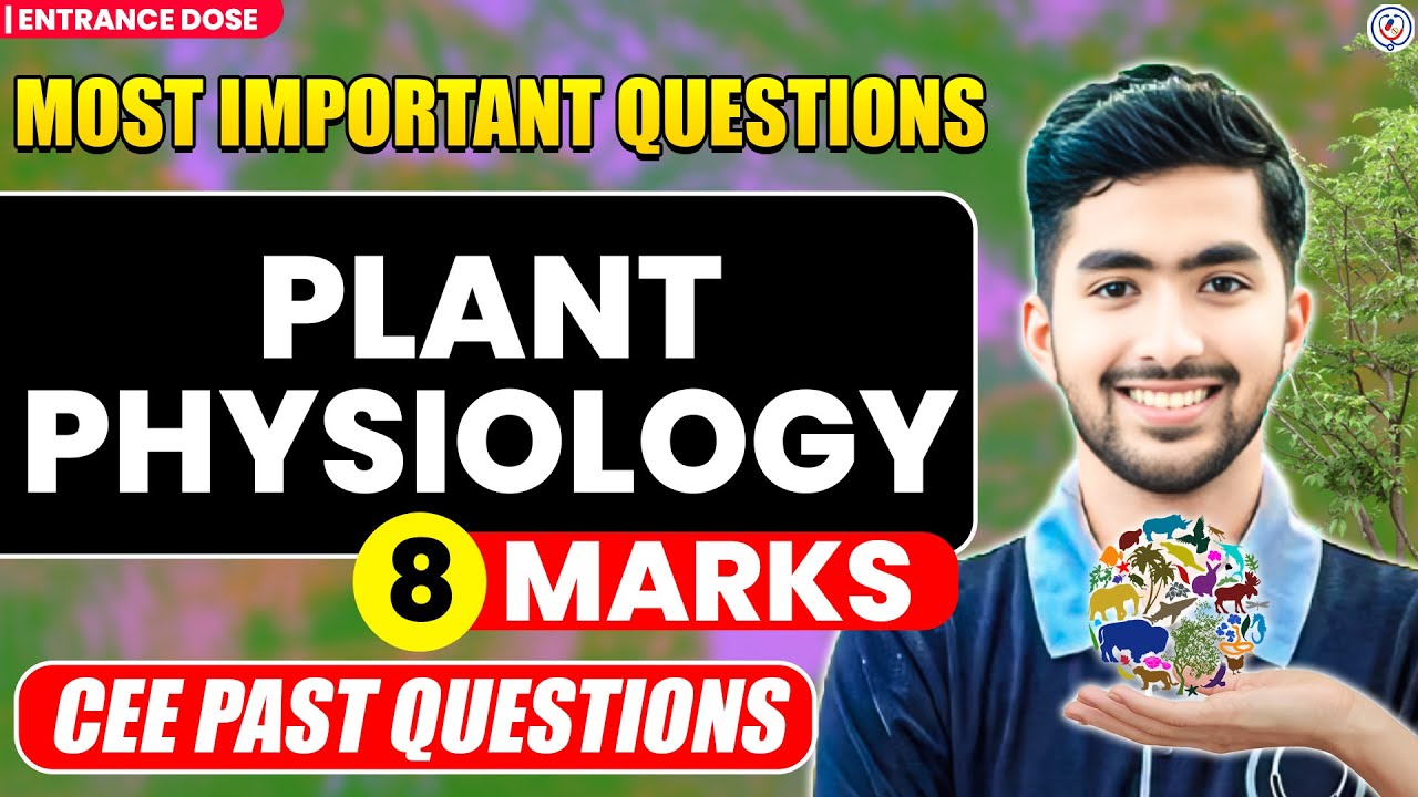 12 Marks Sure Shot Video | Plant Diversity Important Questions For CEE ...