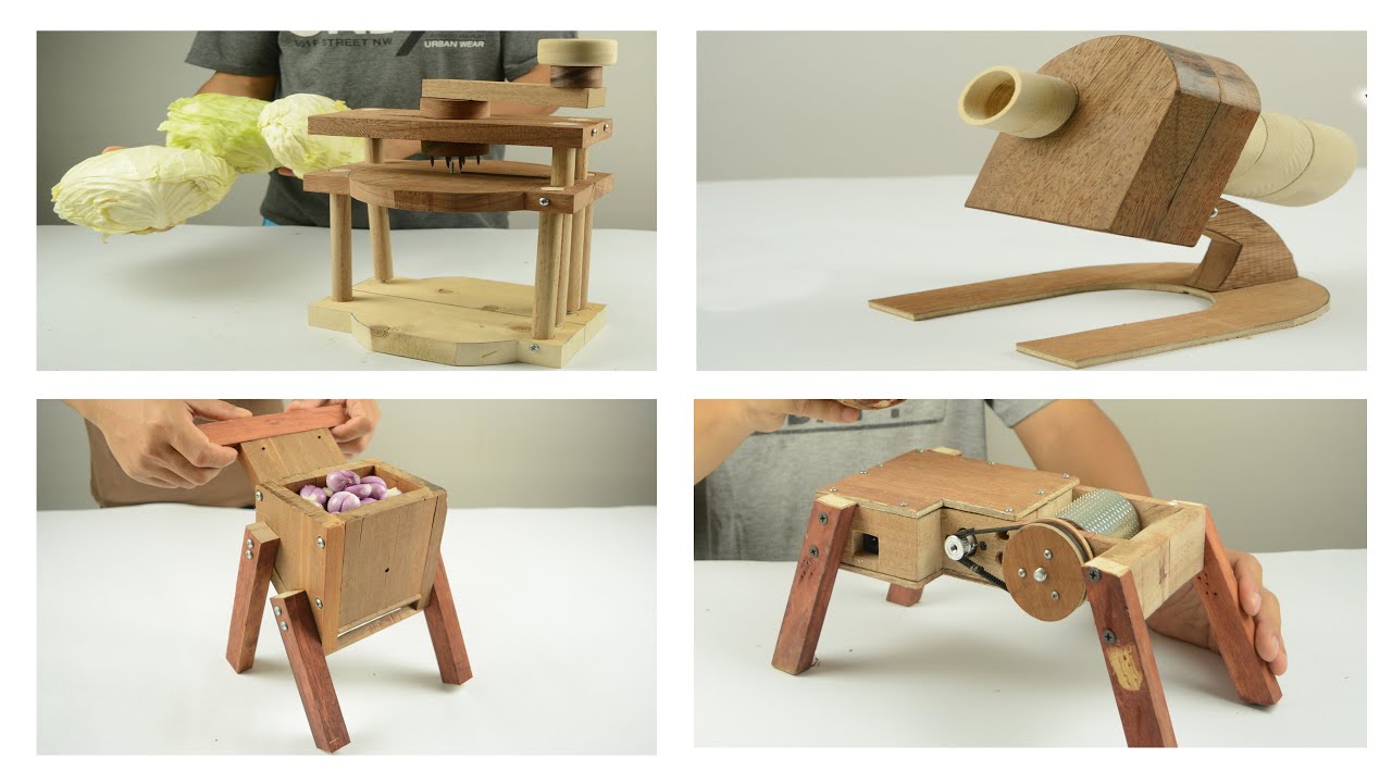 4 SMART IDEAS USING WOOD PROJECTS - YouTube