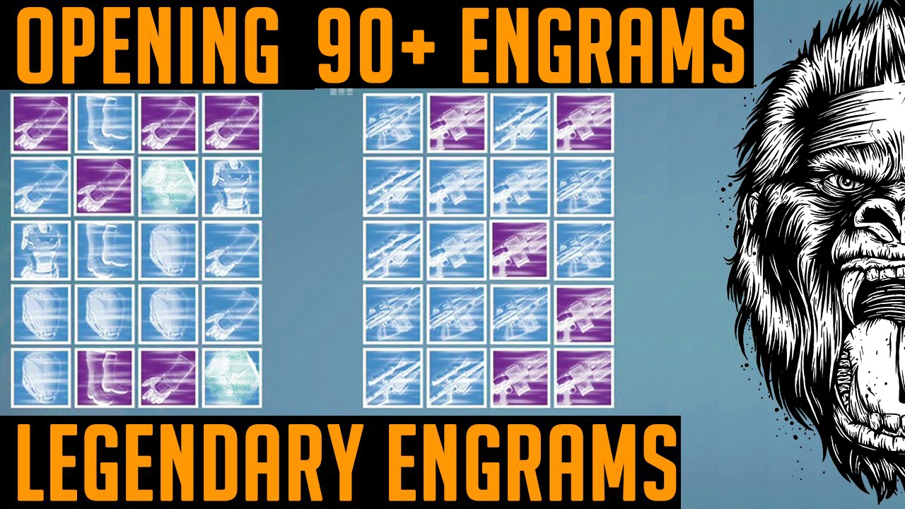 Destiny Engrams - Opening 90+ Engrams in Destiny - LVL 80 Cryptarch ...