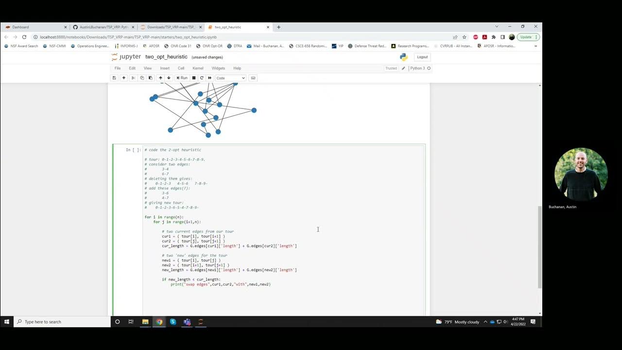 TSP 2-opt local search - YouTube