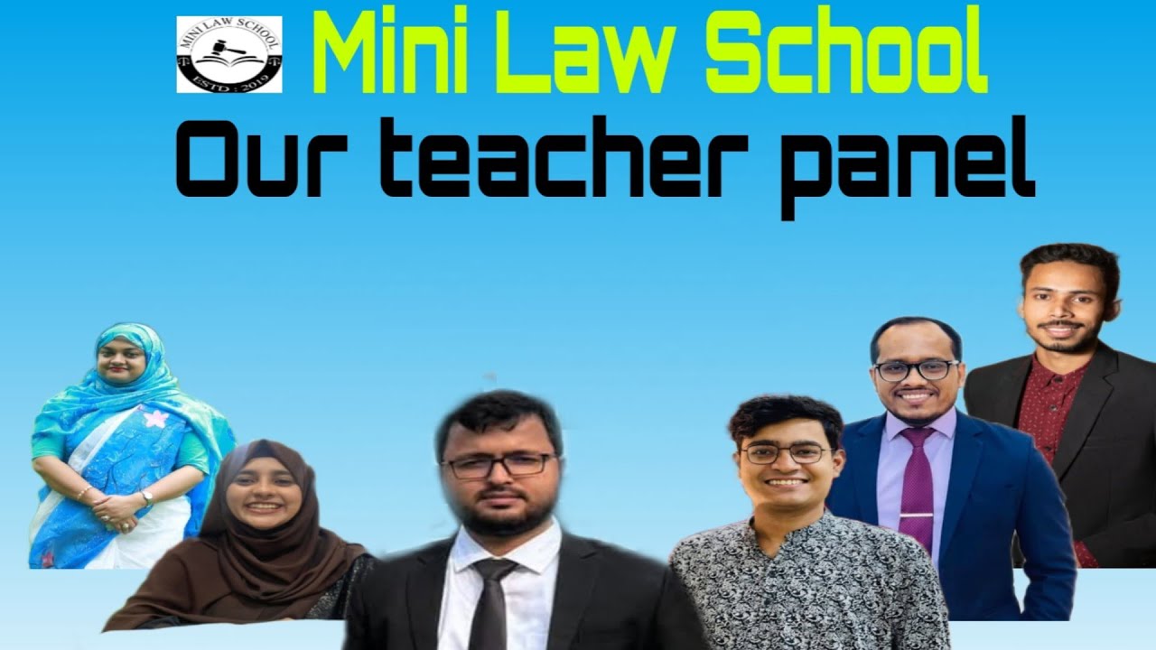 Mini Law School, Teacher’s Panel ️ ️ - YouTube