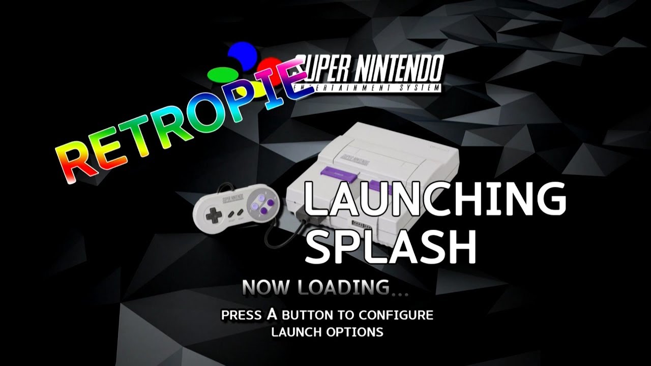 RETROPIE launching splash - YouTube