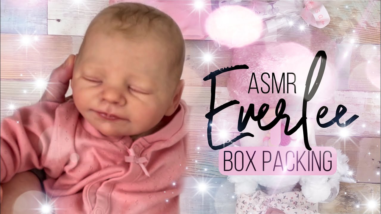 Relaxing ASMR Box Packing with Reborn Baby Doll Everlee Moyers ...