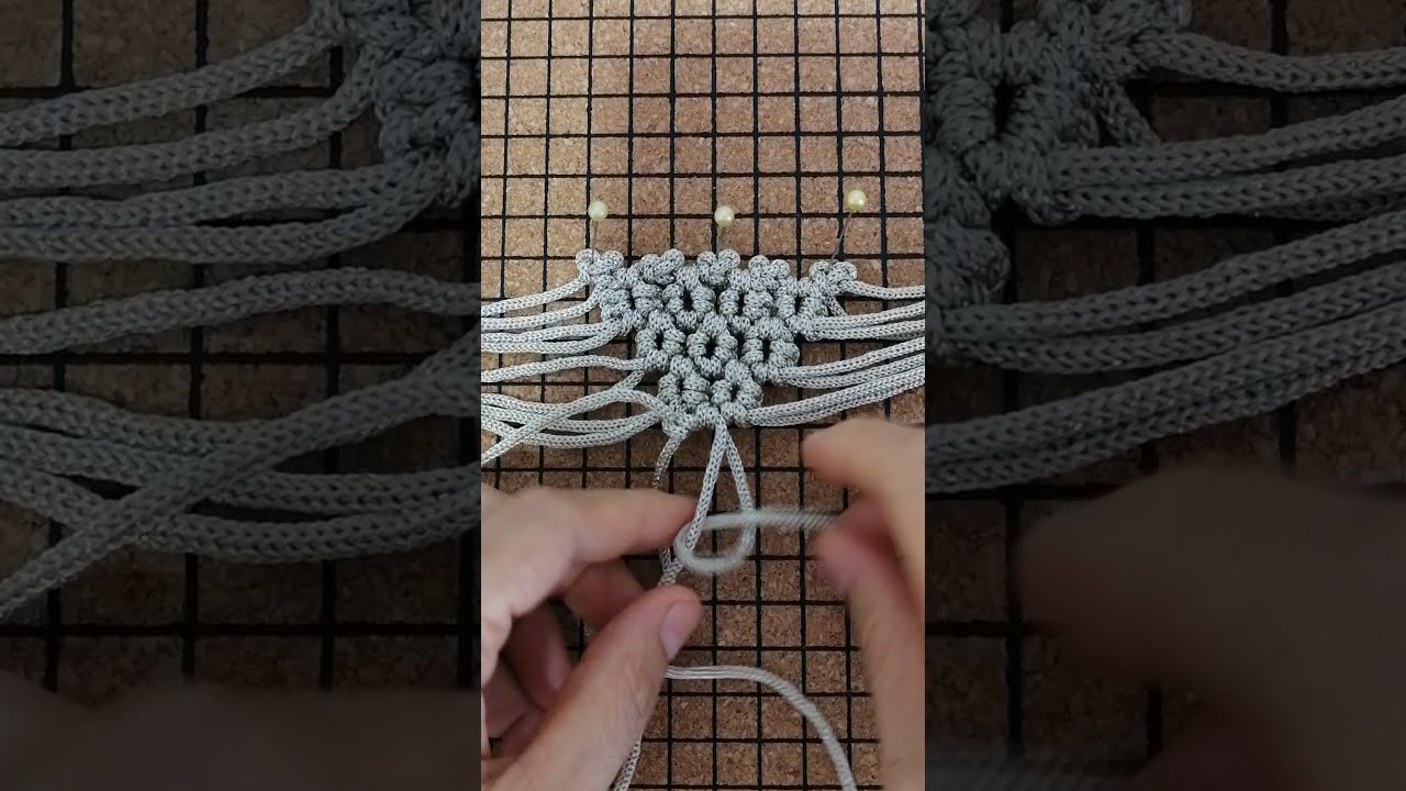 Shorts Macrame Flower | Flower Pattern | Flower Stitch - YouTube