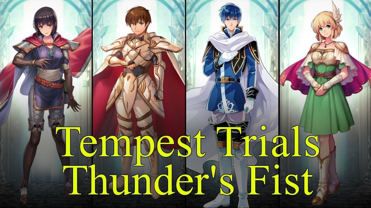Fire Emblem Heroes - Leif, Finn, Olwen & Nanna - Thracia Tempest Trials ...