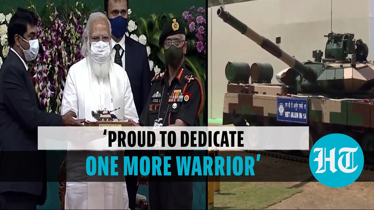 PM Modi pays tribute to Pulwama jawans; hands over Arjun Battle Tank to ...