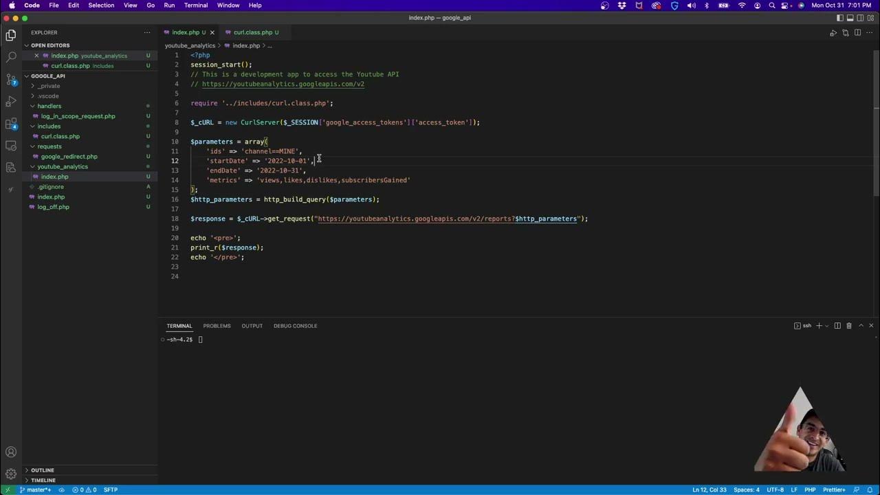 Freecoding: Youtube Analytics API Reports Query with PHP and cURL - YouTube