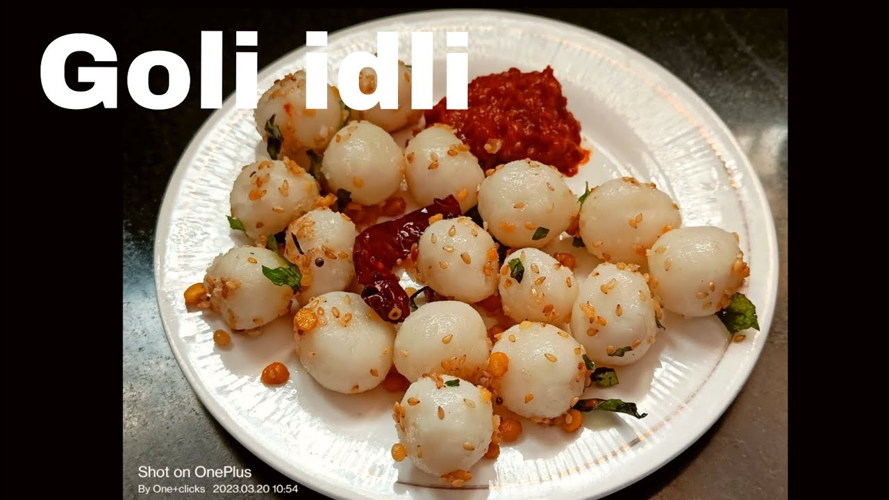 instant "GOLI IDLI" RECIPE - no fermentation, no soda, no grinding ...
