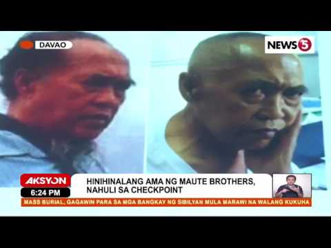 Maute brothers father aristado sa Davao - YouTube