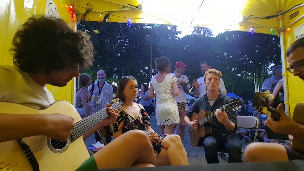 Django Festival France July 2018 (Tent Jam) - YouTube