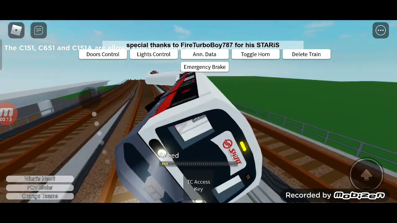 ROBLOX CGL MRT C151A 503/504 from Changi depot to Tanah Merah platform ...