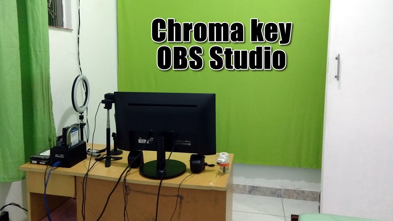 Chroma key com luz LED no OBS Studio - YouTube