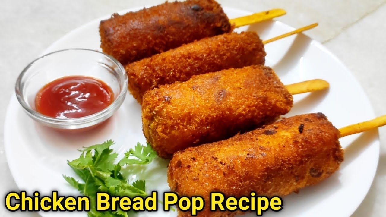 Chicken Bread Pop Recipe | Eid Special Snacks Recipes | Chicken Snacks ...