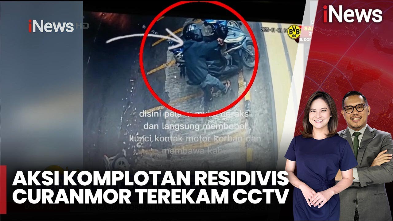 Aksi Curanmor Komplotan Residivis di Minimarket Terekam CCTV | iNews Today | 24/01 - YouTube