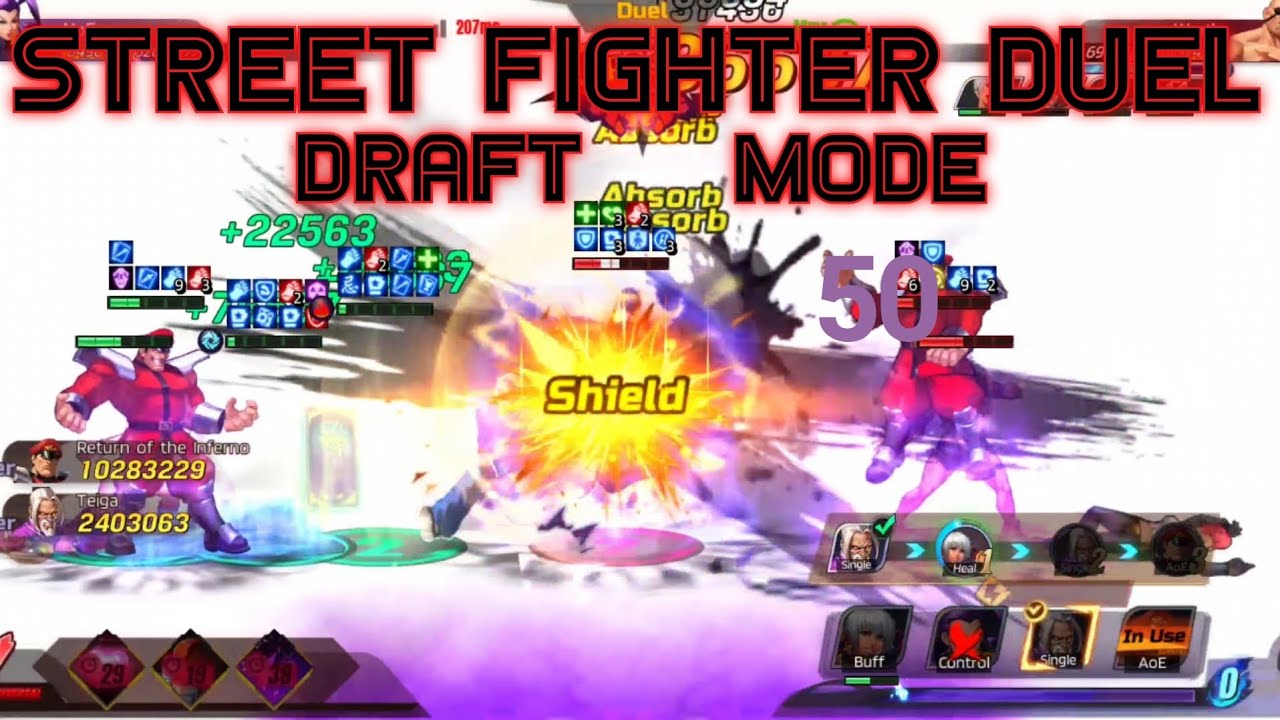 street fighter duel draft mode - YouTube