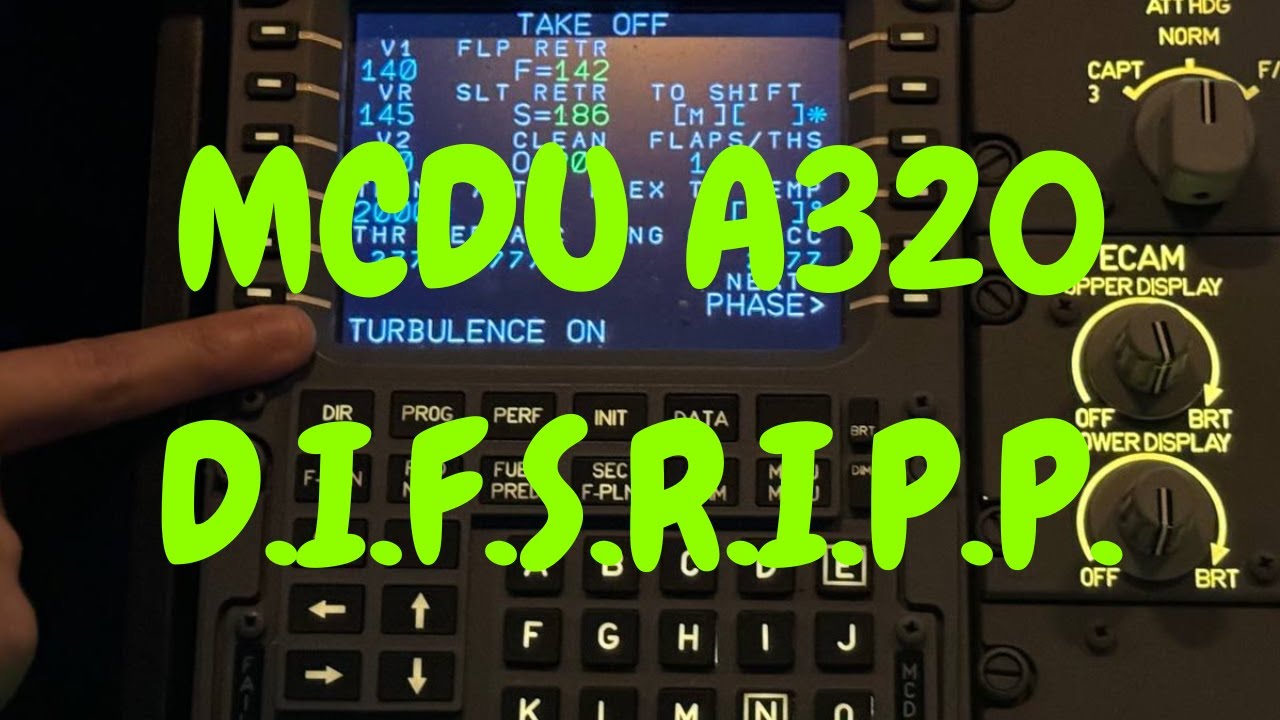 Explore the Incredible Airbus MCDU DIFSRIPP System! - YouTube