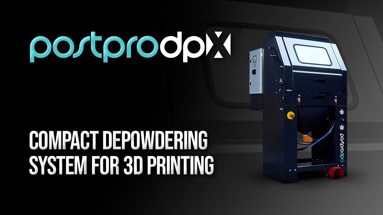 PostPro DPX: Compact Depowdering System for 3D Printing - YouTube