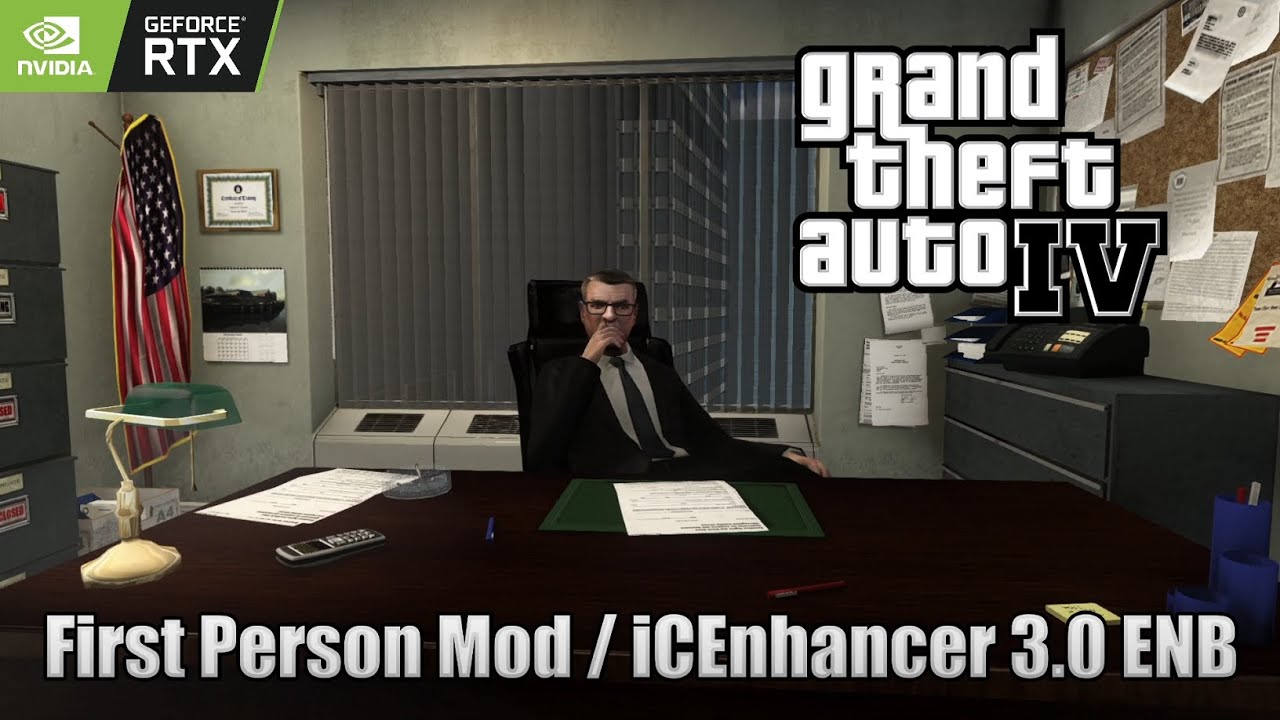 Grand Theft Auto IV - First Person Mod / iCEnhancer 3.0 ENB / No HUD ...