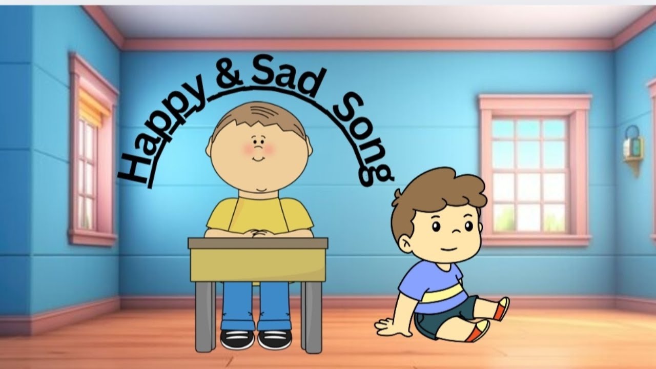 Happy and Sad SONG - Easy Rhyme for Kids | Fun Feelings Song 😊😢 - YouTube