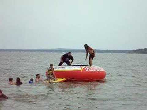 Big Inner Tube Fall - YouTube