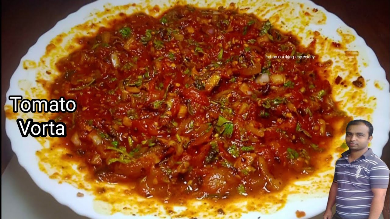 Tomato Vorta Recipe Bengali/Tomato Chutney/Tomato Vorta - YouTube