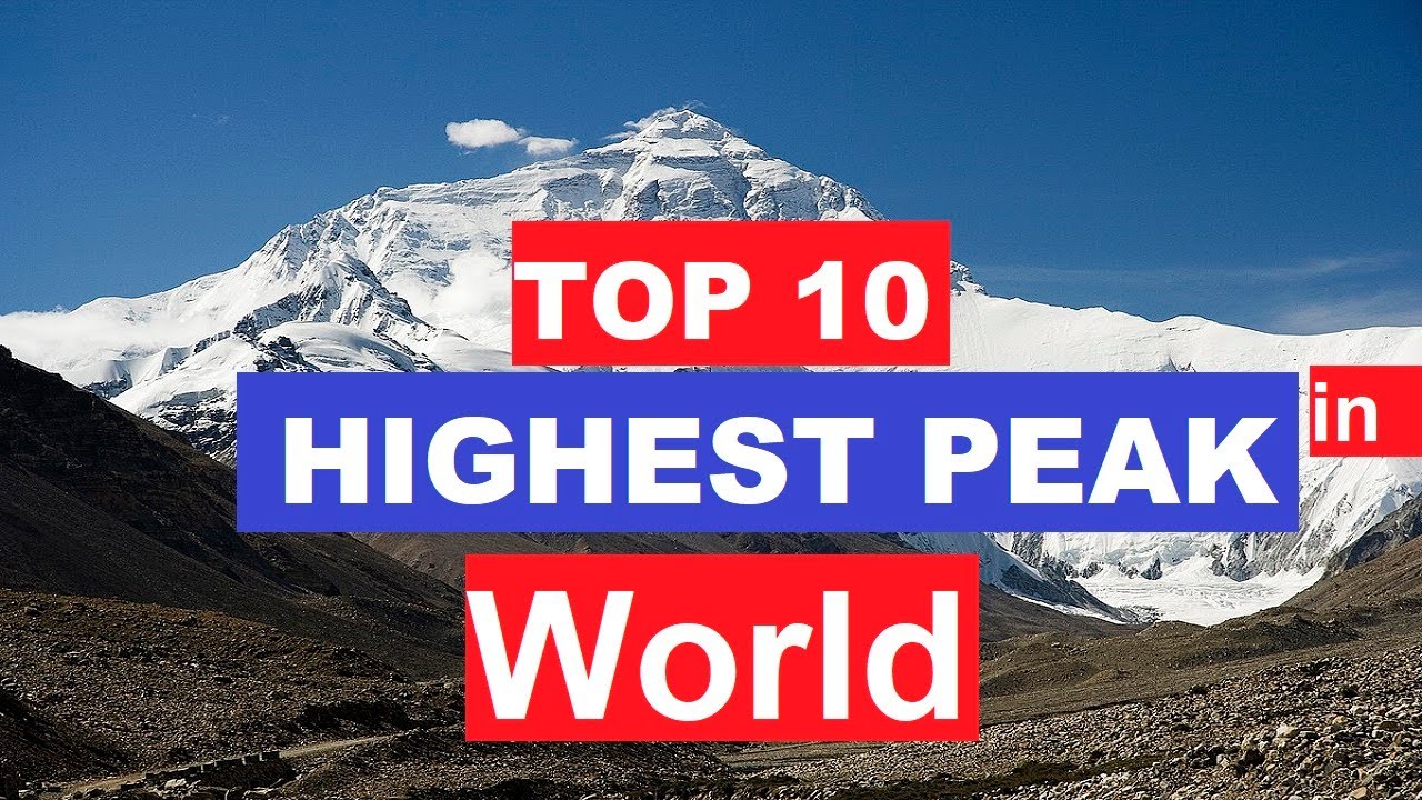 Highest Mountains in the World | Highest Mountain Peak in World ...