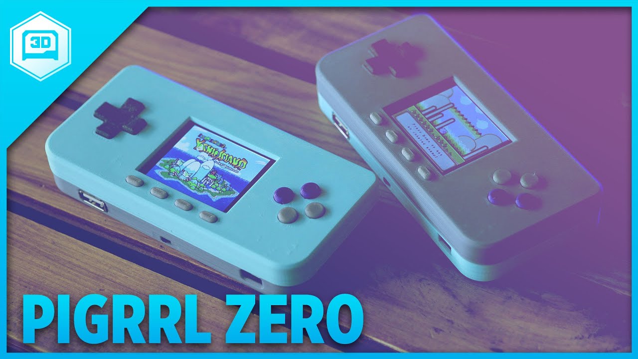 PiGRRL Zero #RaspberryPi #3DPrinting - YouTube