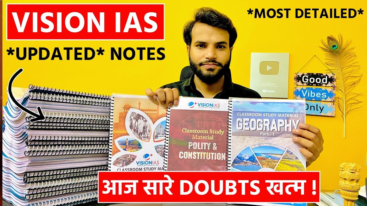 Vision IAS Notes Review 2025-26 🔥| PW Notes vs Vision IAS Notes vs ...