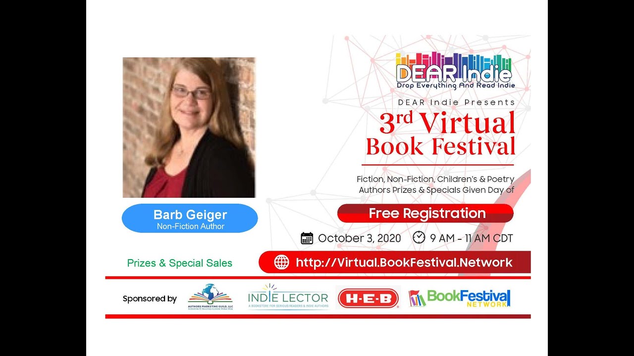 3rd Virtual Book Festival with Barb Geiger - YouTube