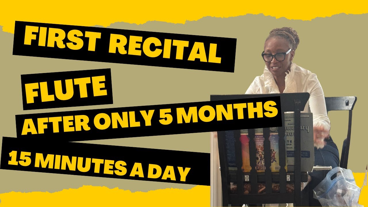15 Minutes of Flute - First Flute Recital - Flute Lessons - Learn Flute ...