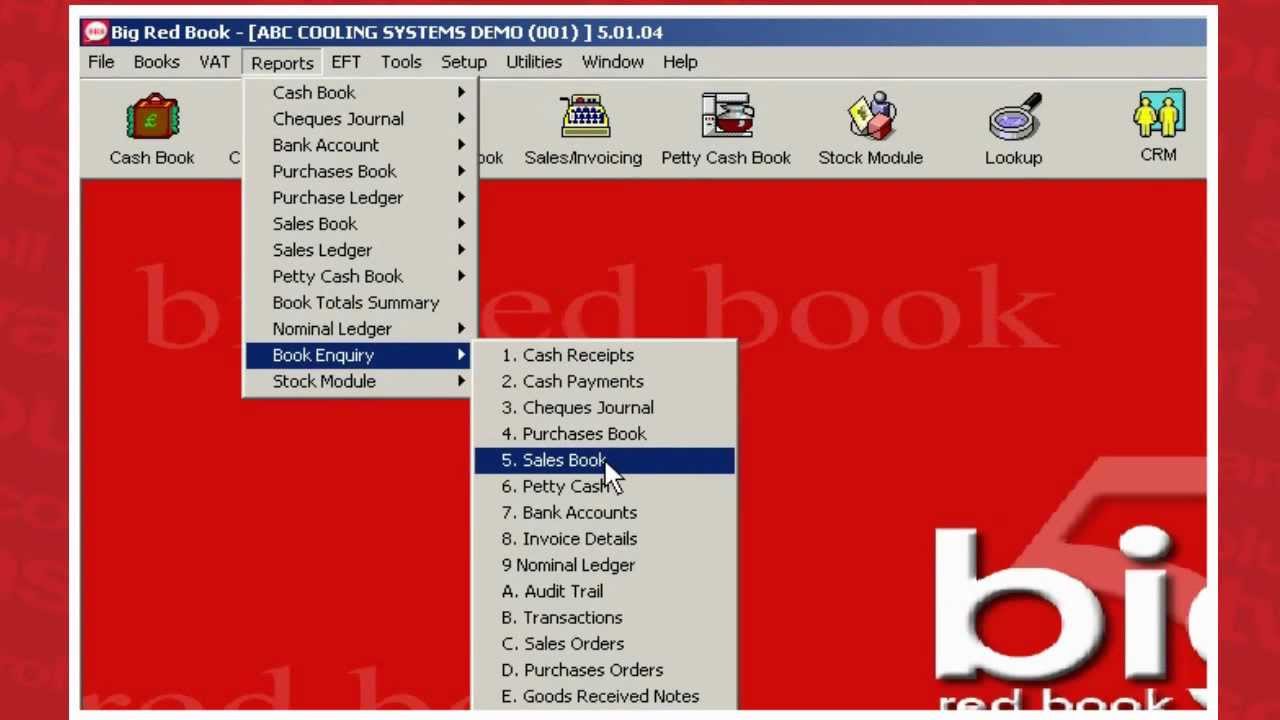 Big Red Book Accounts Software - YouTube