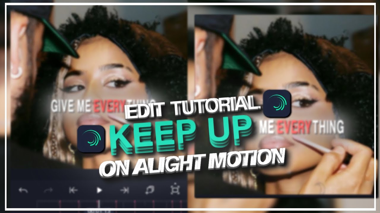 KEEP UP I'M TOO FAST,EDIT TUTORIAL ON ALIGHT MOTION (+ XML AND ALIGHT LINK) #odetari #keepup # ...