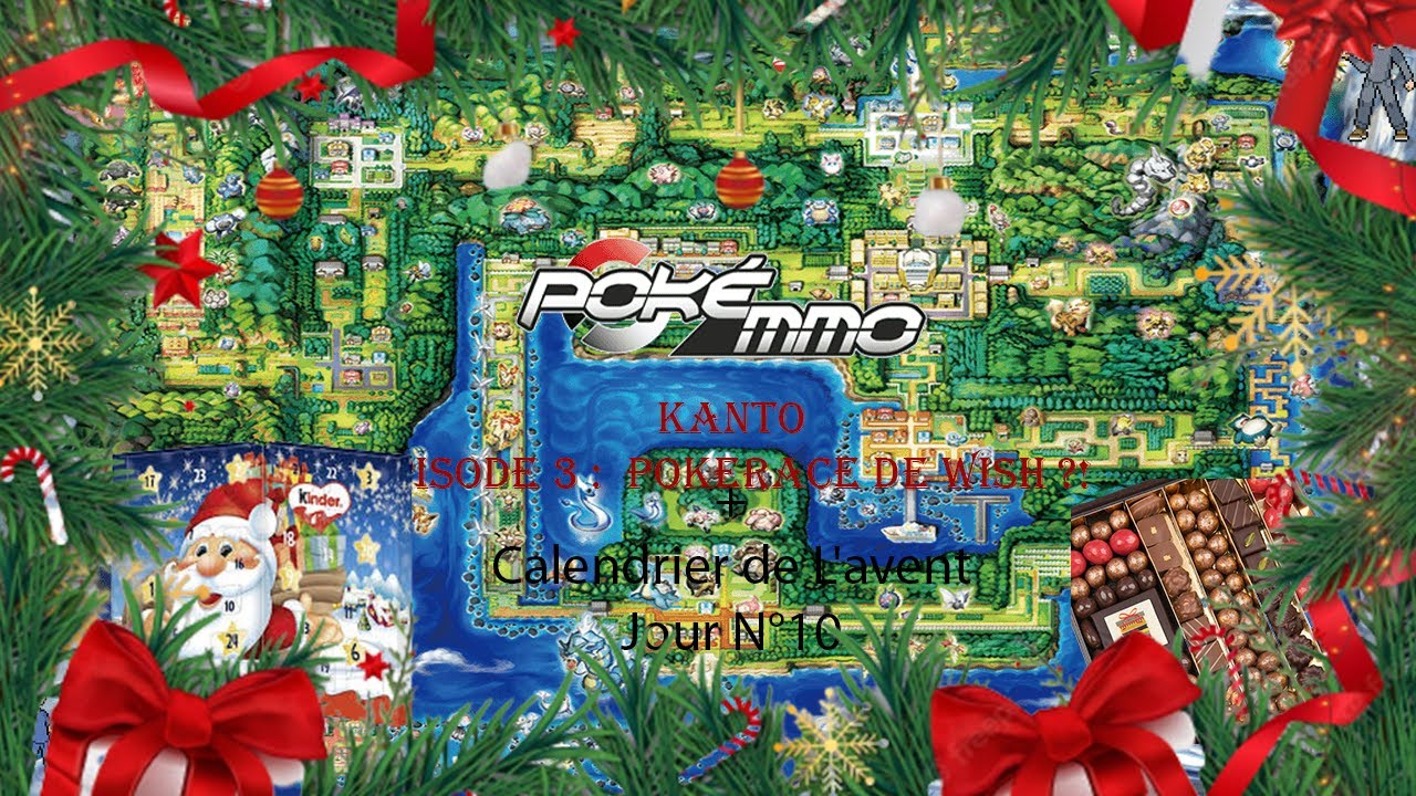 Pokemmo Kanto épisode 3 Pokerace de wish + Calendrier Jour 9 - YouTube