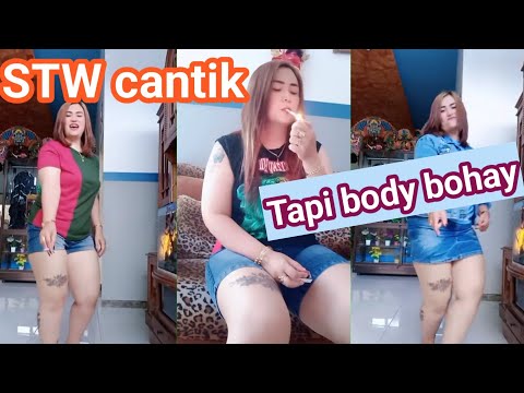 STW cantik bahenol bertato suka iseng rokok @PeriChannel1