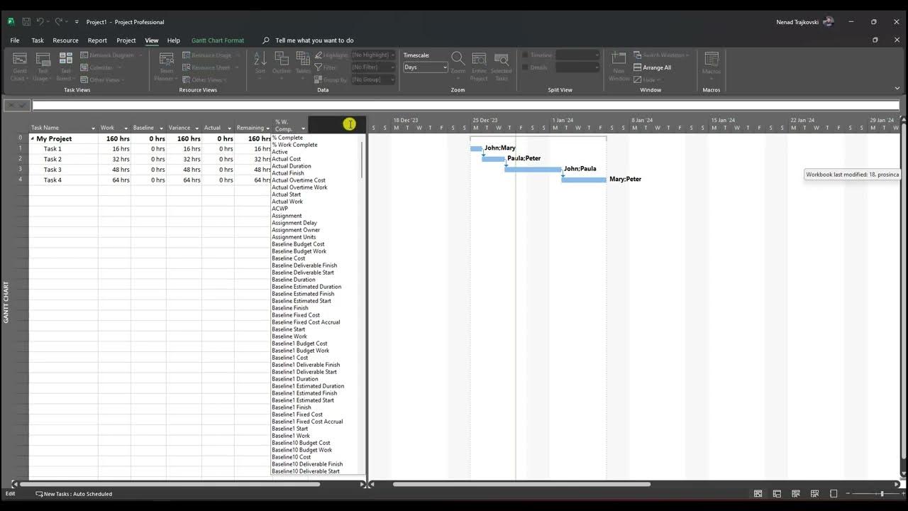 166. How to apply same filter on different tables - Microsoft Project Online - YouTube