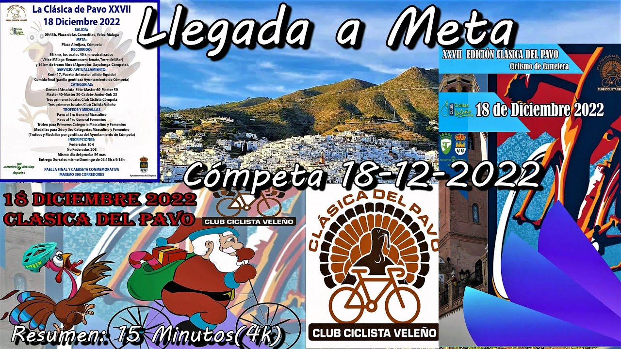 Llegada a Meta. XXVII Clásica del Pavo.18-12-2022 entre Vélez – Málaga ...