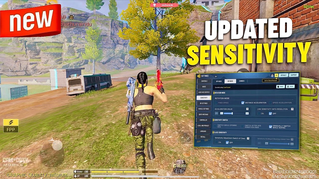 *NEW* SEASON 6 UPDATED BEST SENSITIVITY | 4 & 6 FINGER HUD COD MOBILE ...