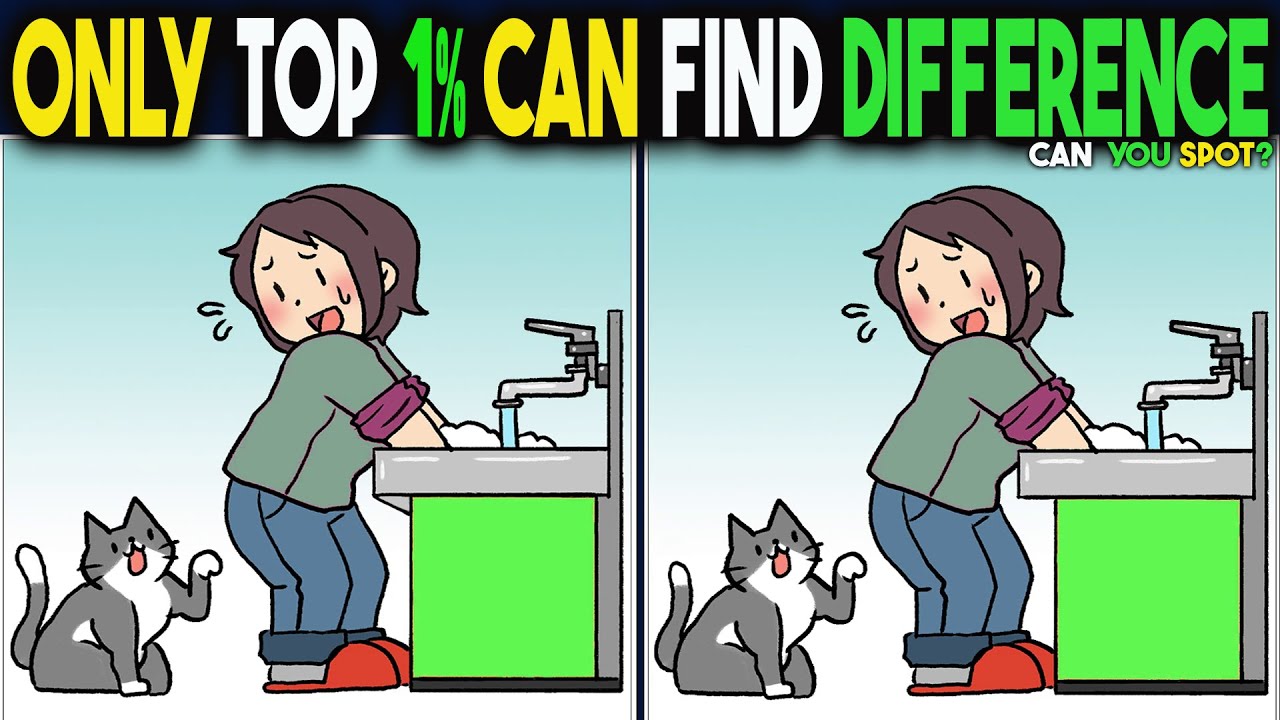 Spot the Difference | Test Your Brain Power - Ultimate 【 Find The ...