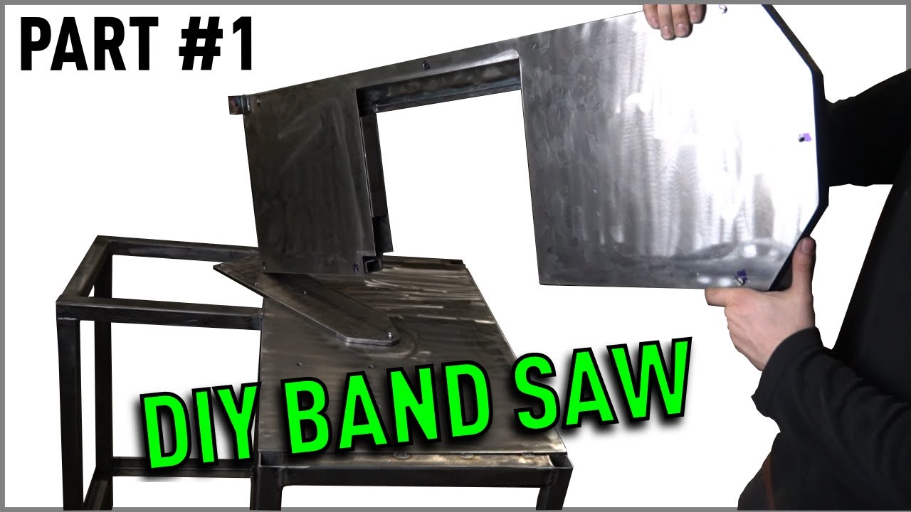 Making a DIY Metal Band Saw - The Steel Frame - YouTube