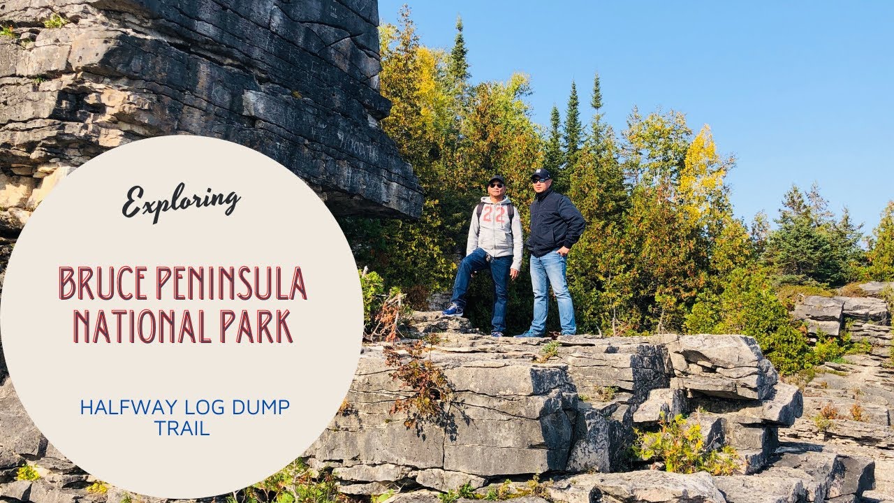 BRUCE PENINSULA NATIONAL PARK - Halfway Log Dump Trail - YouTube