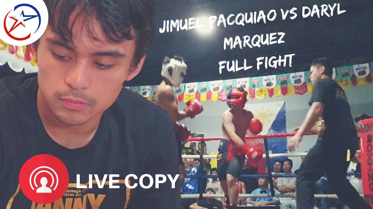 JIMUEL PACQUIAO VS DARYL MARQUEZ FULL FIGHT | WOW 2 STANDING KNOCKDOWN ...