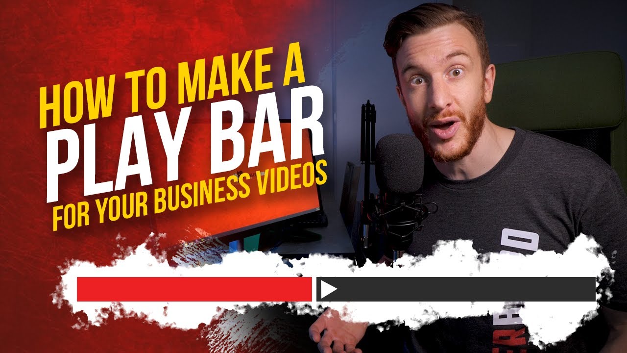 How to Make a Video Play Bar For Your Video - YouTube